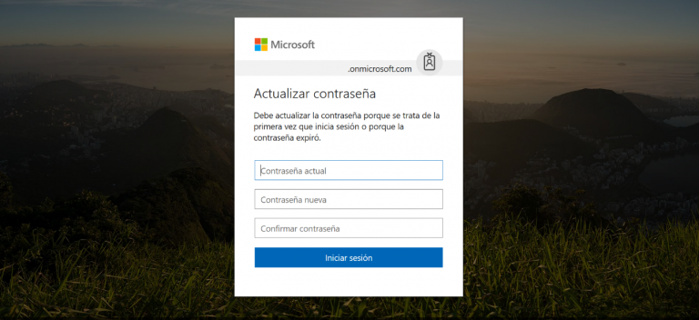Primer inicio de sesión Office 365 - Compuevolución